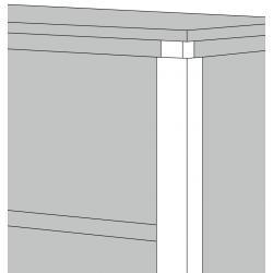 Jayline Plain External Corner Post 900mm Height – Beautiful Doors